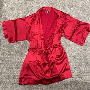 Victoria's Secret | Intimates & Sleepwear | Victorias Secret Red Satin ...